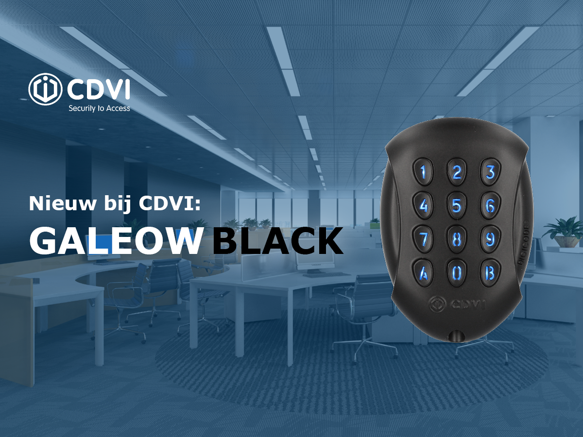 Lancering GALEOW Black - CDVI Benelux